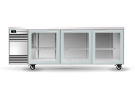 BackBar 3 Glass Swing Door CounterLine Fridge