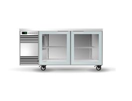 BackBar 2 Glass Swing Door SlimLine Fridge