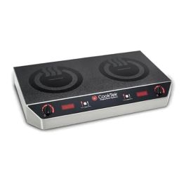 CookTek MC3502F Heritage Double Hob Front To Back Counter Top Induction ...